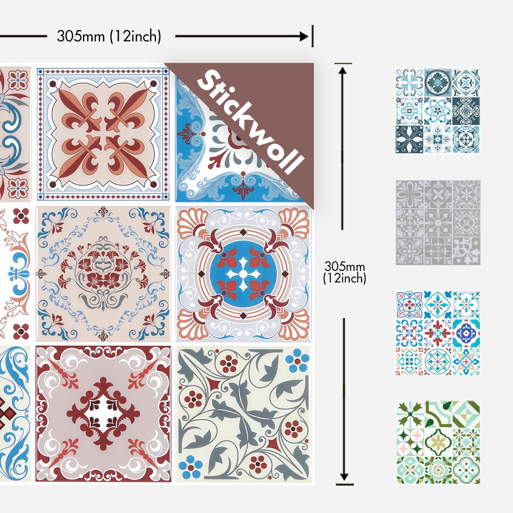 Chic Cocoa Peel&Stick Tiles – Stickwoll DIY Wall Backsplash