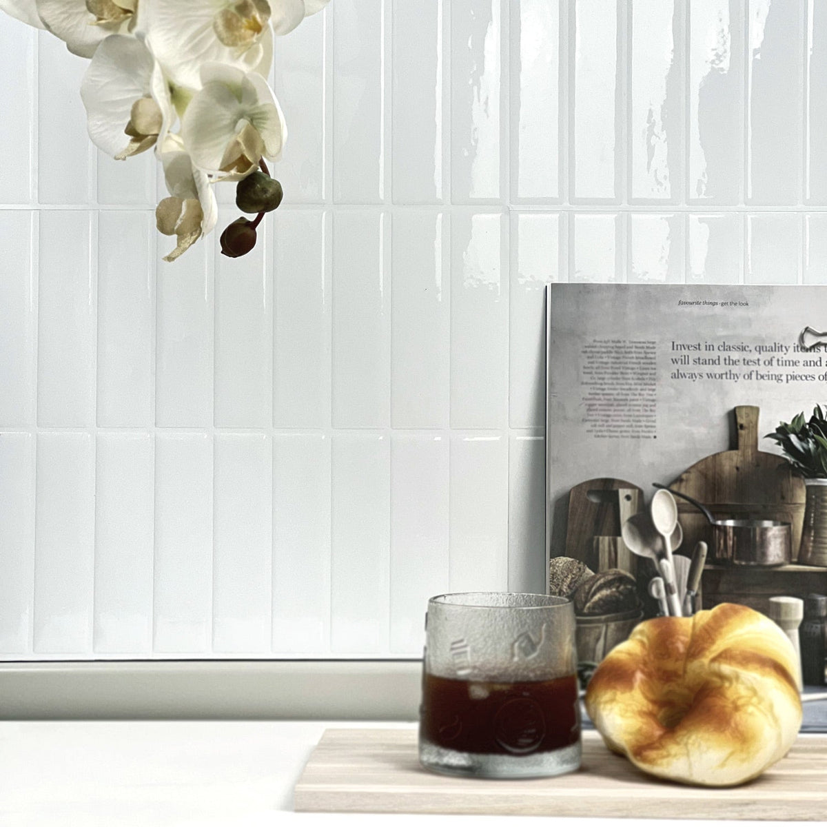 Snowy Ceramic Peel and Stick Tile Bathroom for Easy Home Makeover