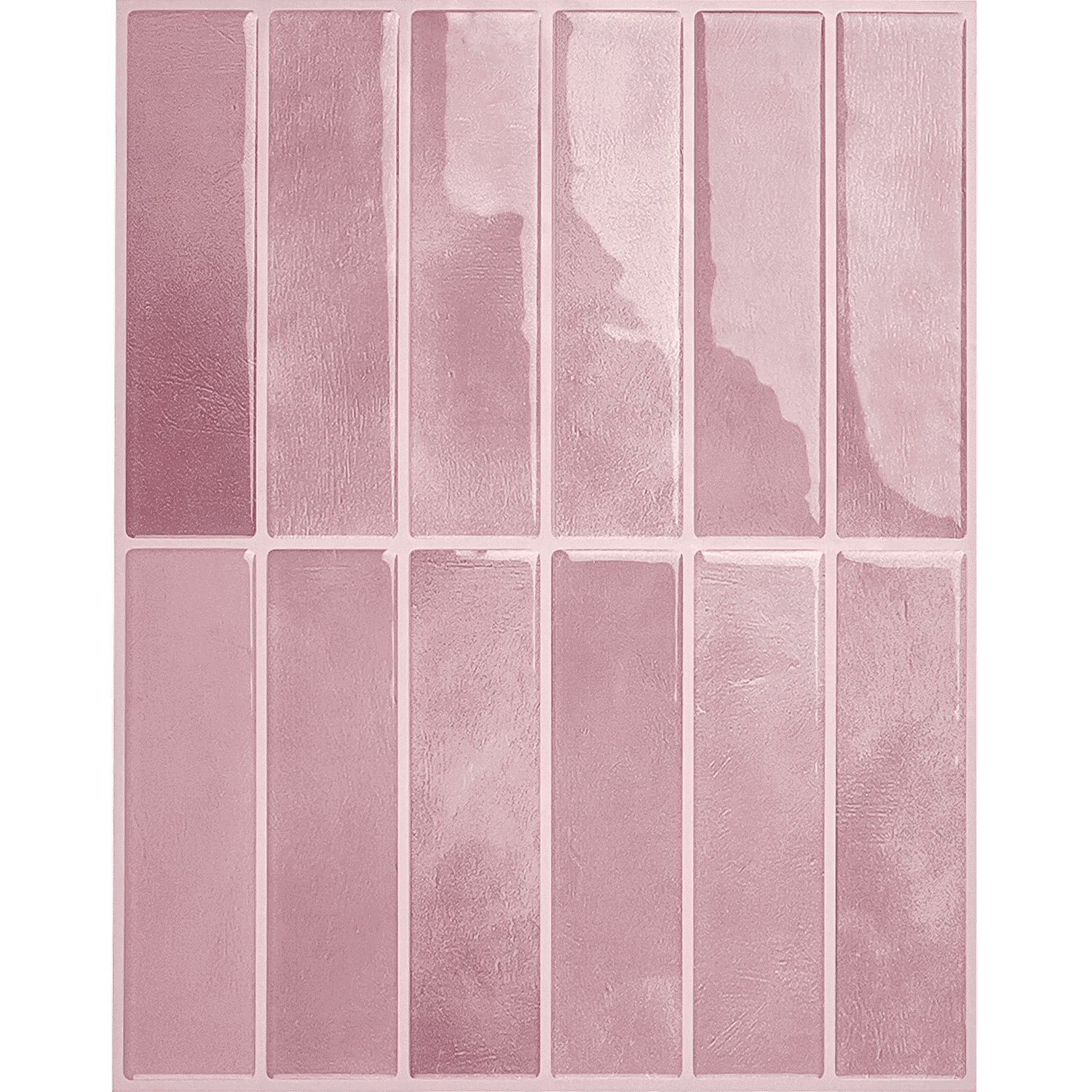 Blush Petals Peel and Stick Tile Bathroom for Easy Home Makeover
