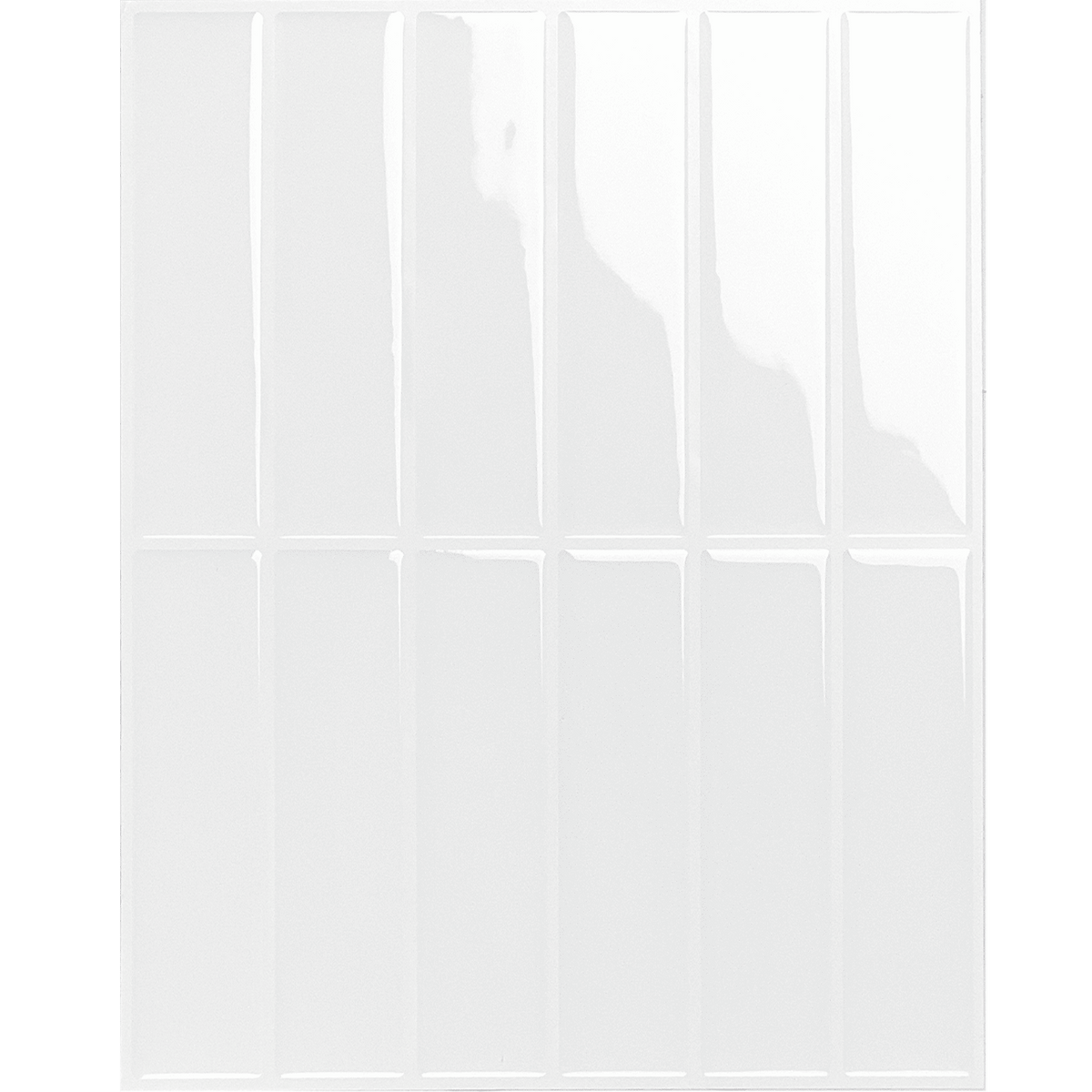 Snowy Ceramic Peel and Stick Tile Bathroom for Easy Home Makeover