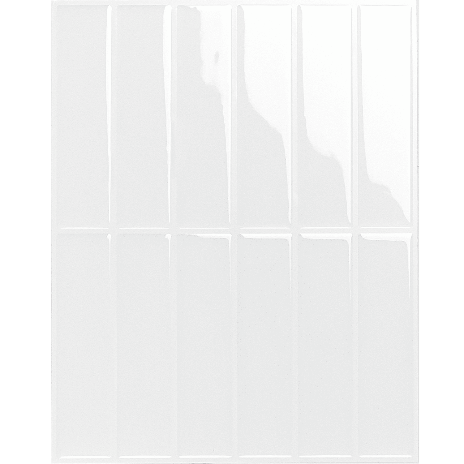 Snowy Ceramic Peel and Stick Tile Bathroom for Easy Home Makeover