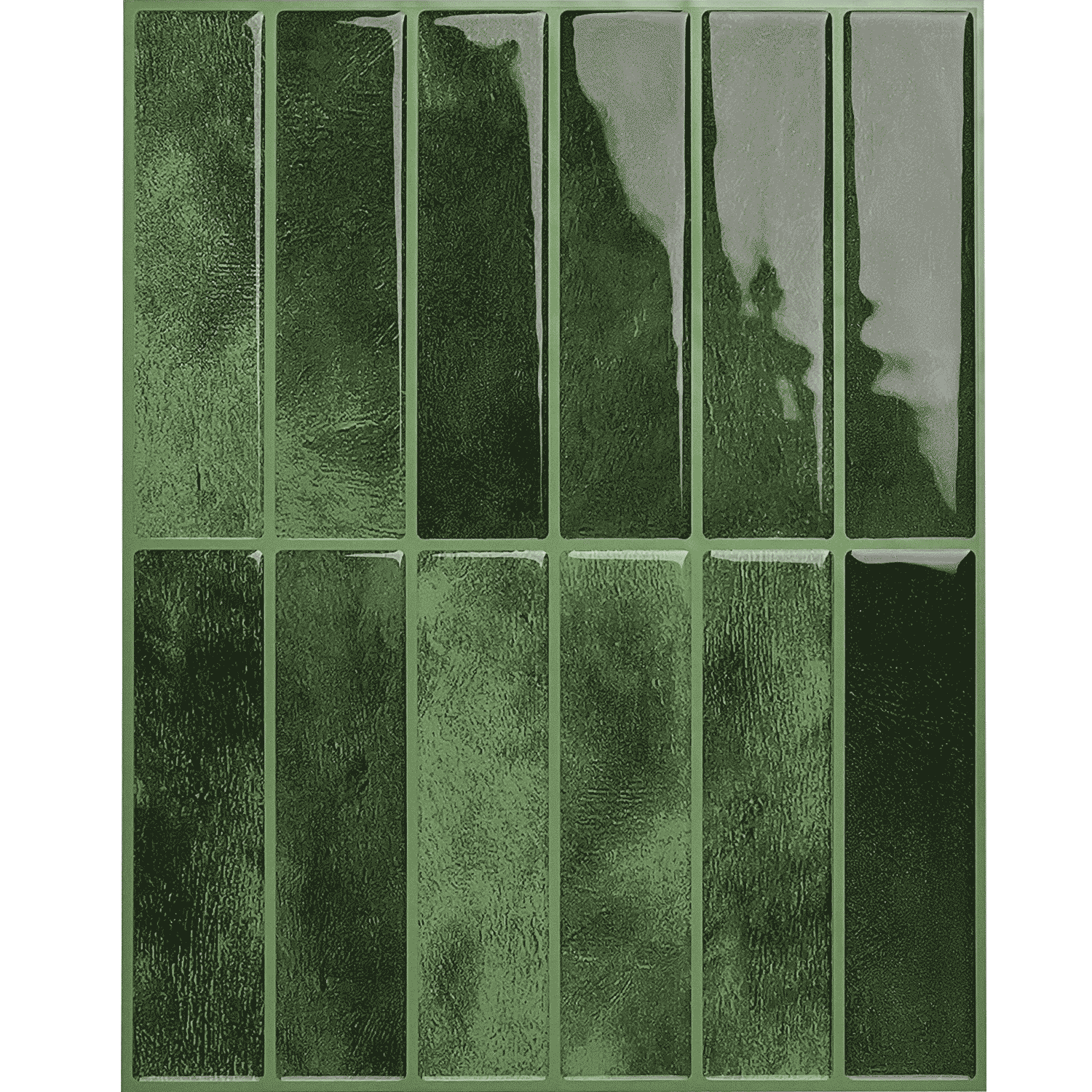 Verdant Forest Peel and Stick Tile Bathroom for Easy Home Makeover