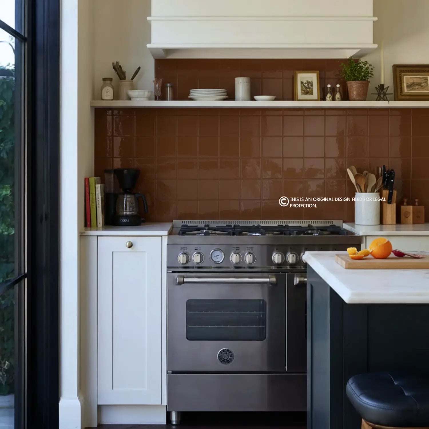 Carreaux carrés à décoller et à coller