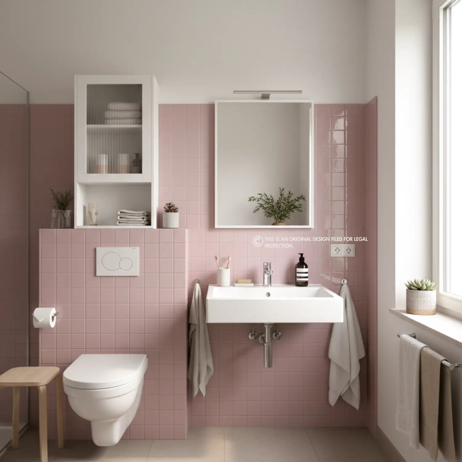 Carreaux carrés à décoller et à coller